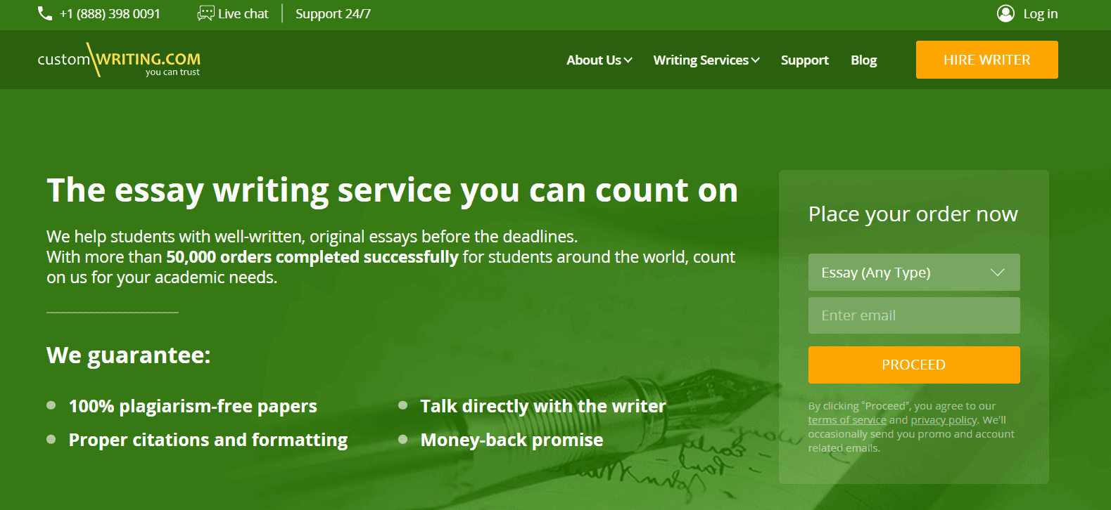 Review Of CustomWriting.Com Essay Writing Services