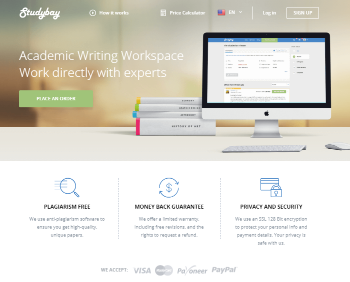 Review of Essay Service Studybay.com: Genuine Service