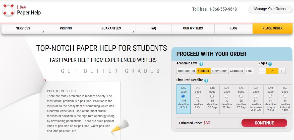 Review of LivePaperHelp.com: Discover The Reality of Service